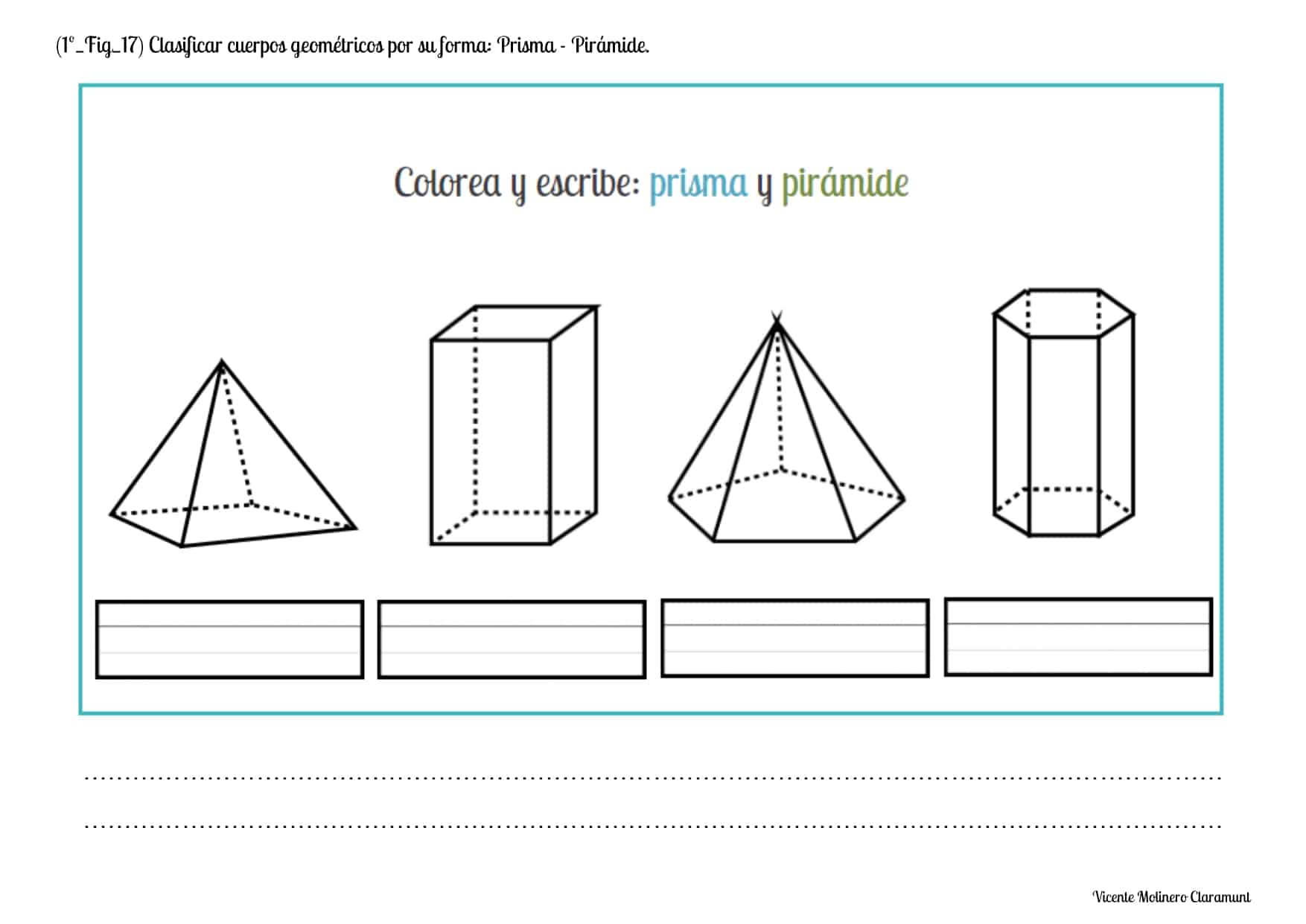 📚 Cuerpos Geométricos 📚 1º Educación Primaria