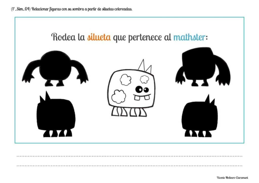 💙 SIMETRÍAS 💙 Primero Educación Primaria (6 años)