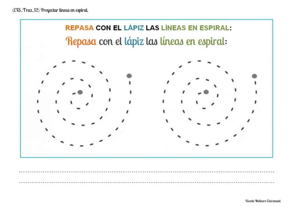 💙 TRAZADO Y GRAFOMOTRICIDAD 💙 Educación Infantil 3 años