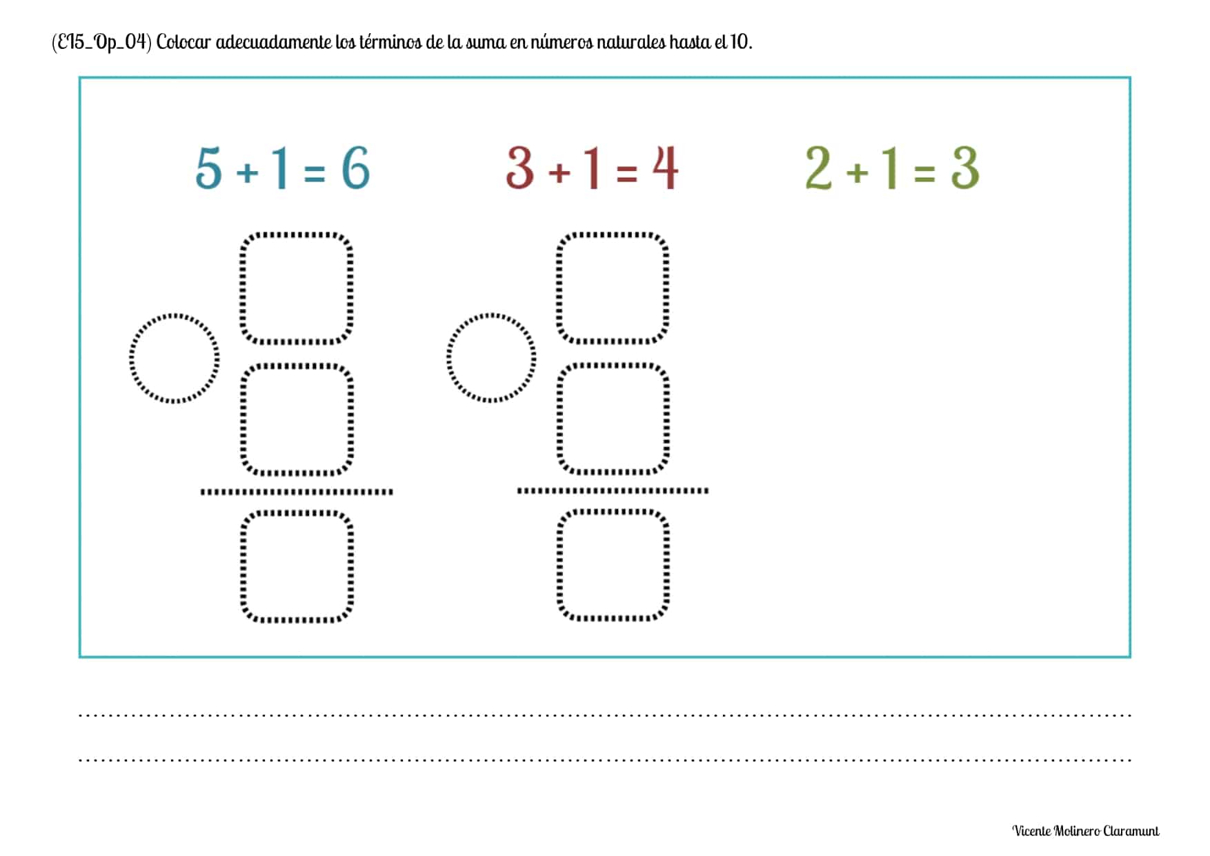 💙 SUMAR DEL 0 AL 10 💙 Educación Infantil 5 años