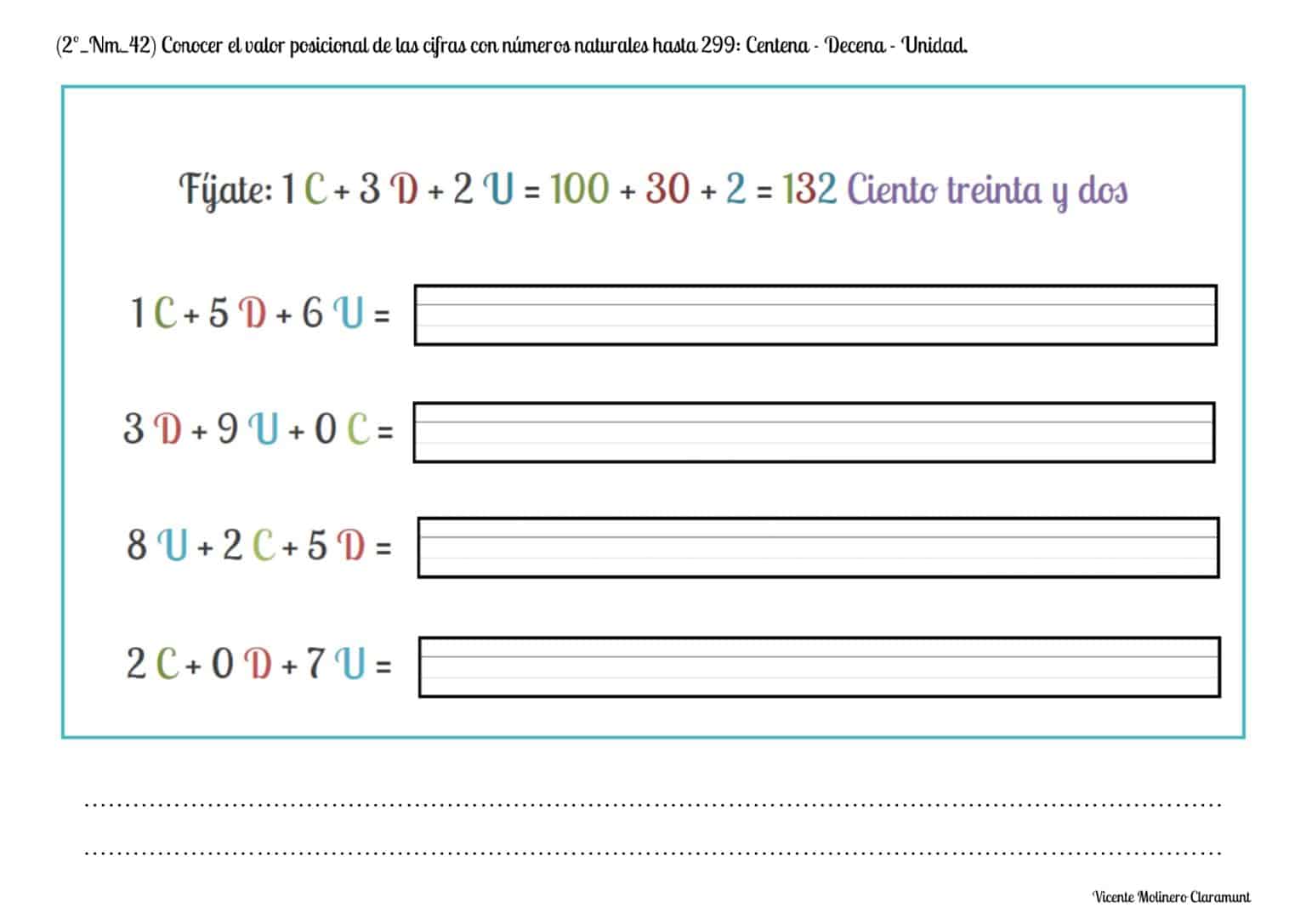 📚 Números del 200 al 300 📚 2º Educación Primaria