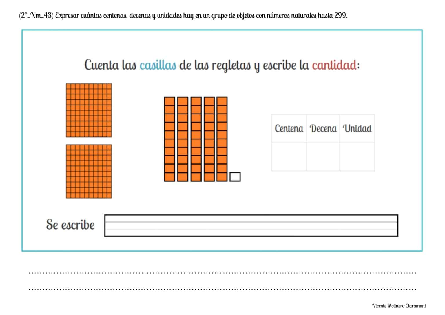 📚 Números del 200 al 300 📚 2º Educación Primaria