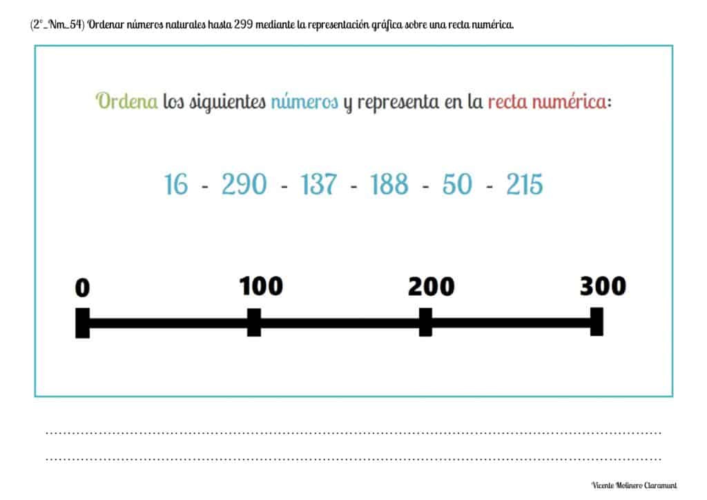 💙 NÚMEROS DE 200 A 299 💙 Segundo de Educación Primaria (7 años)