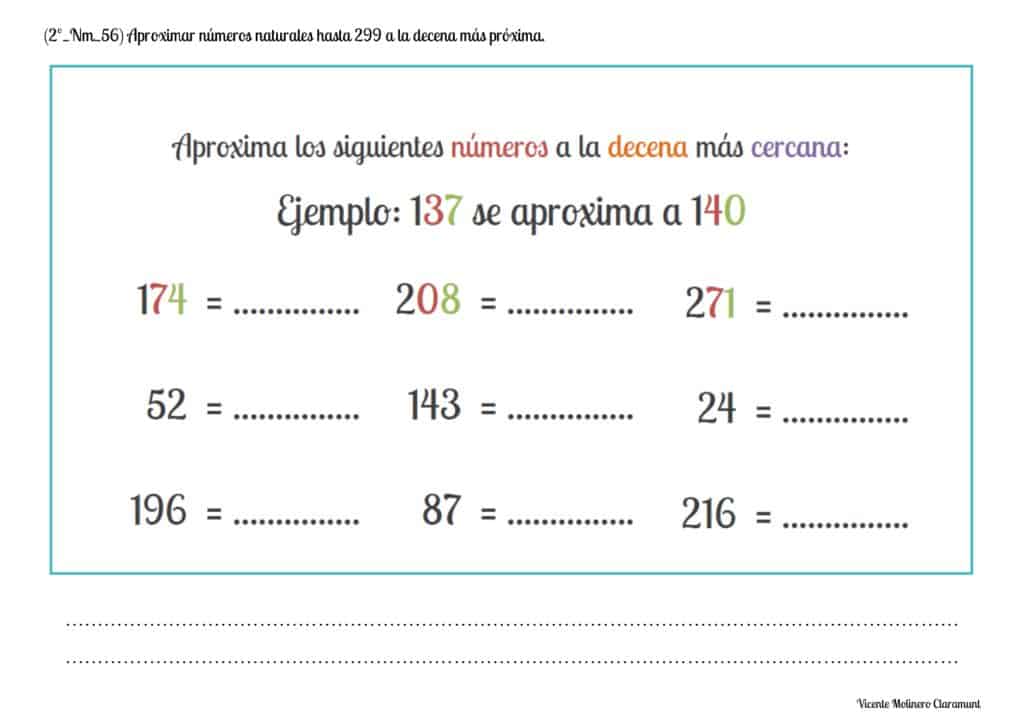 💙 NÚMEROS DE 200 A 299 💙 Segundo de Educación Primaria (7 años)