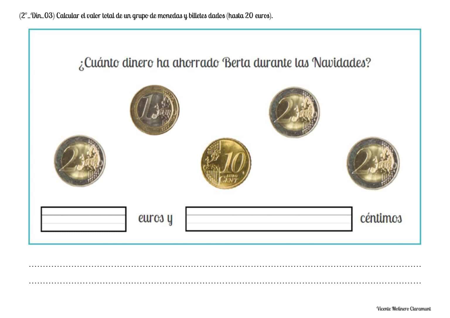 📚 Sistema Monetario 📚 2º Educación Primaria