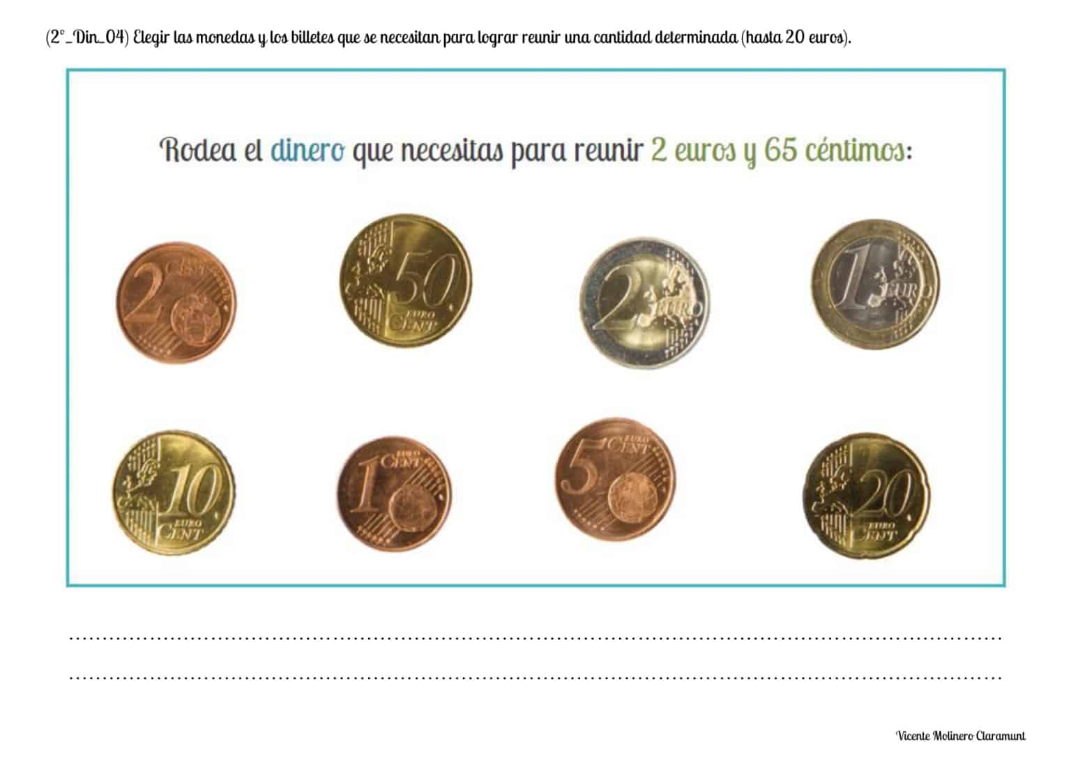 📚 Sistema Monetario 📚 2º Educación Primaria