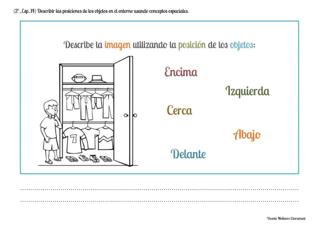 💙 ORIENTACIÓN ESPACIAL 💙 Segundo Educación Primaria (7 años)