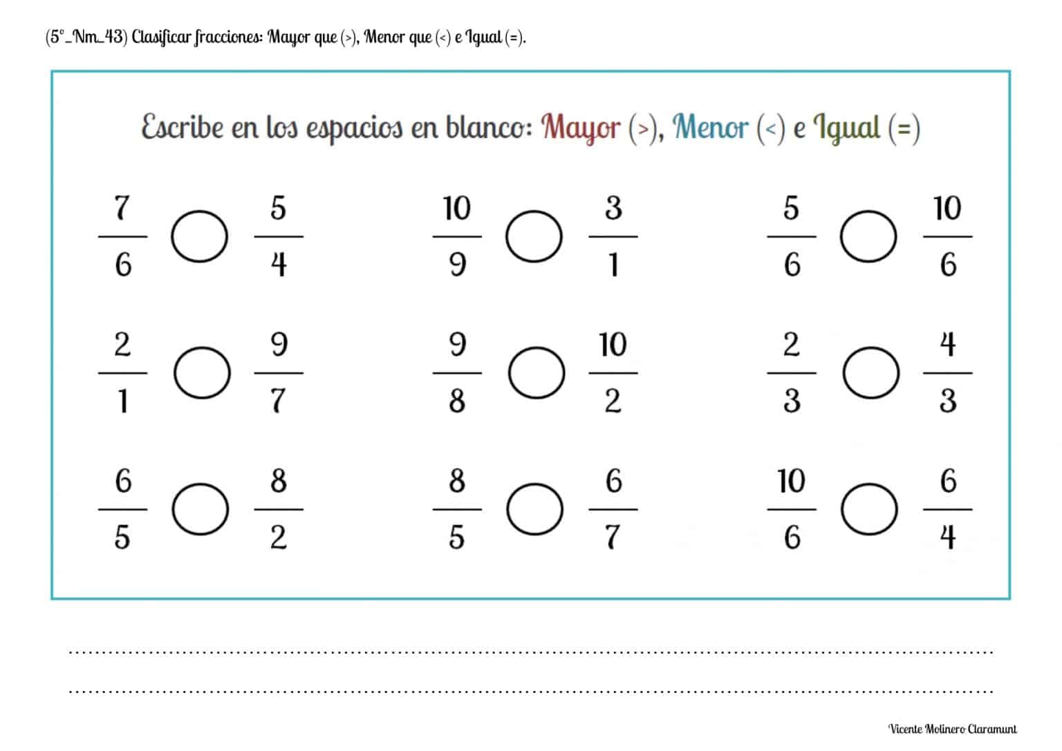 🔢 Calcular la Fracción de un Número 🔢 Ejercicios PDF