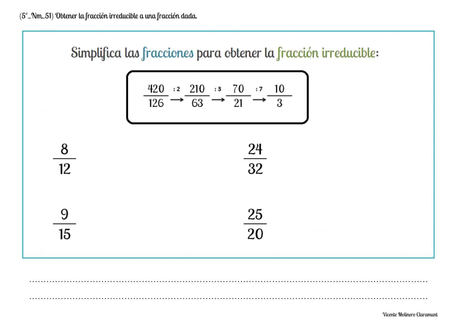 🔢 Calcular la Fracción de un Número 🔢 Ejercicios PDF