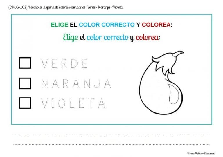 🧑‍🏫 Aprender Colores 🧑‍🏫 Fichas Infantil 4 PDF 2024