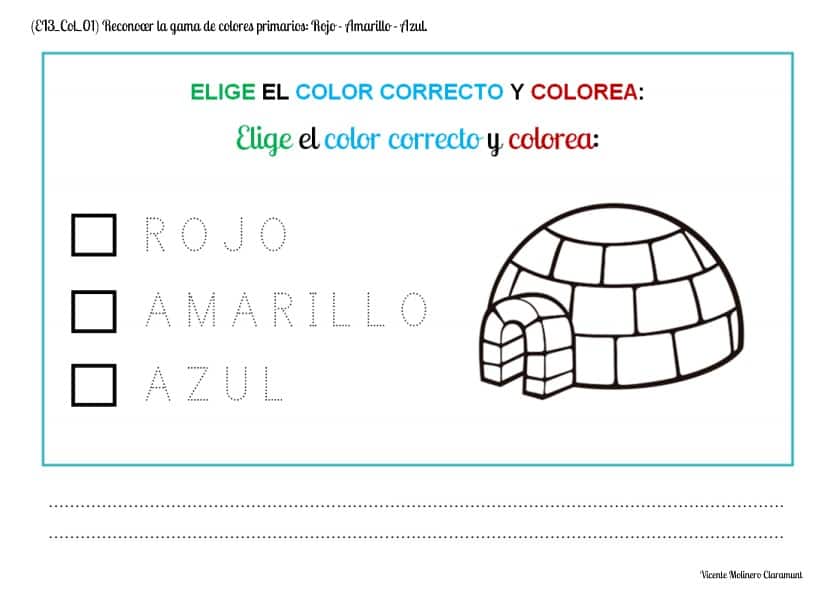 💙 APRENDER LOS COLORES 💙 Educación Infantil 3 años