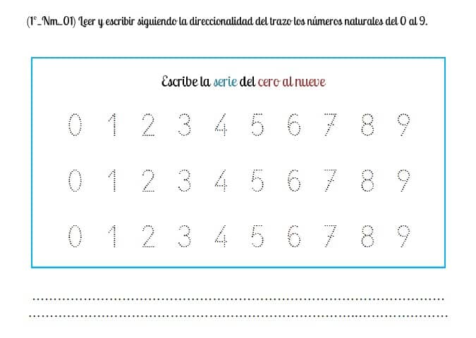 💙 NÚMEROS DEL 0 AL 10 💙 Educación Infantil 5 años