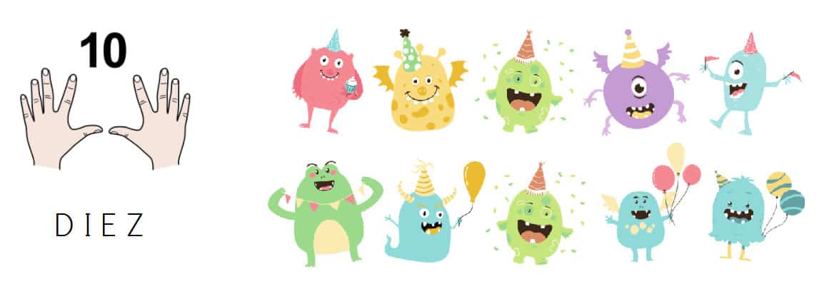 📚 Números del 0 al 10 📚 1º Educación Primaria