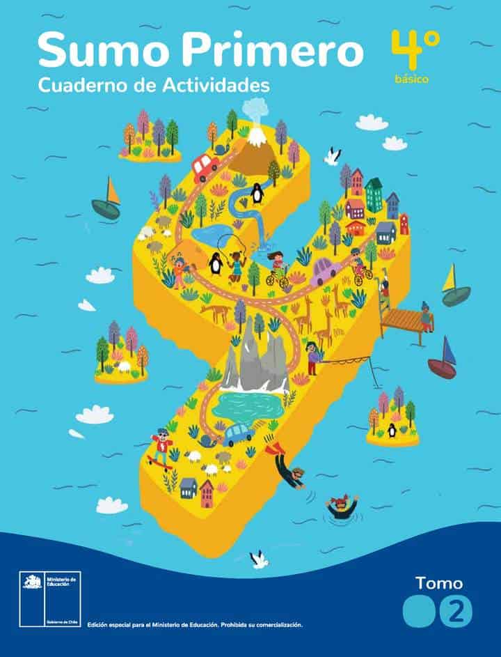 📚 4º básico Sumo Primero 📚 Cuaderno Actividades 2025 Tomo 2