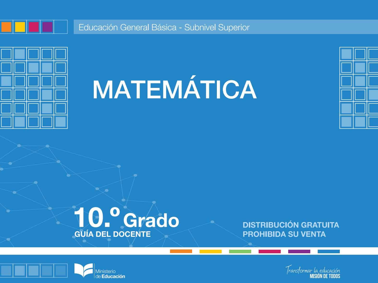 📚 Guía del Docente Matemática 10º EGB 📚 Ecuador 2025
