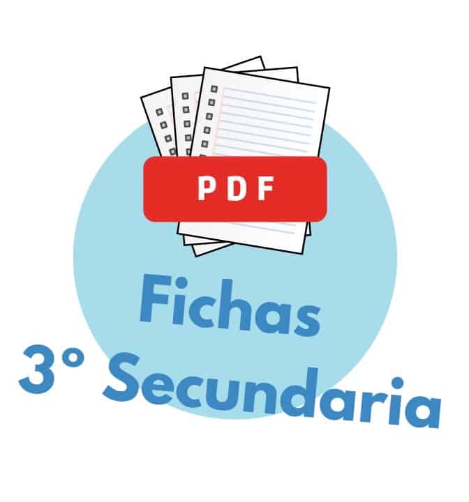 📚 3º Educación Secundaria 📚 Fichas de Matemáticas PDF 2023