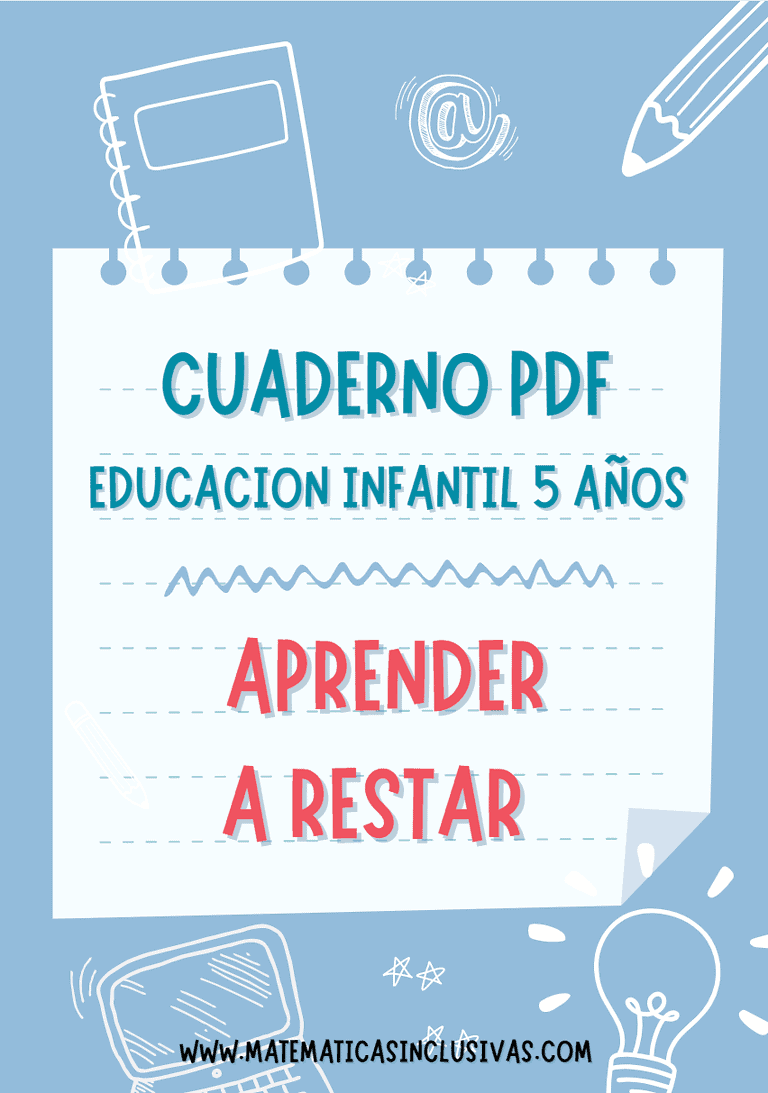 📚 Aprender a Restar 📚 Educación Infantil 5 años