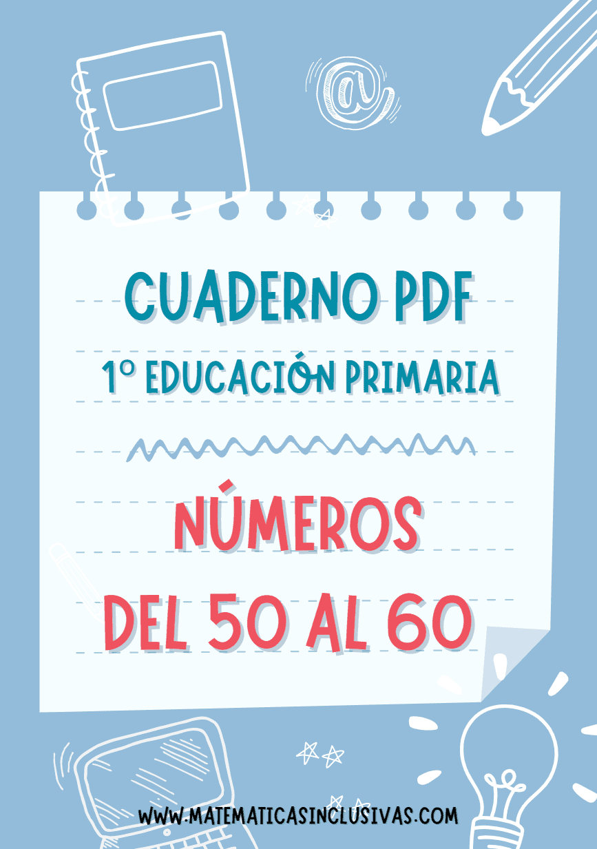 📚 Números del 50 al 60 📚 1º Educación Primaria