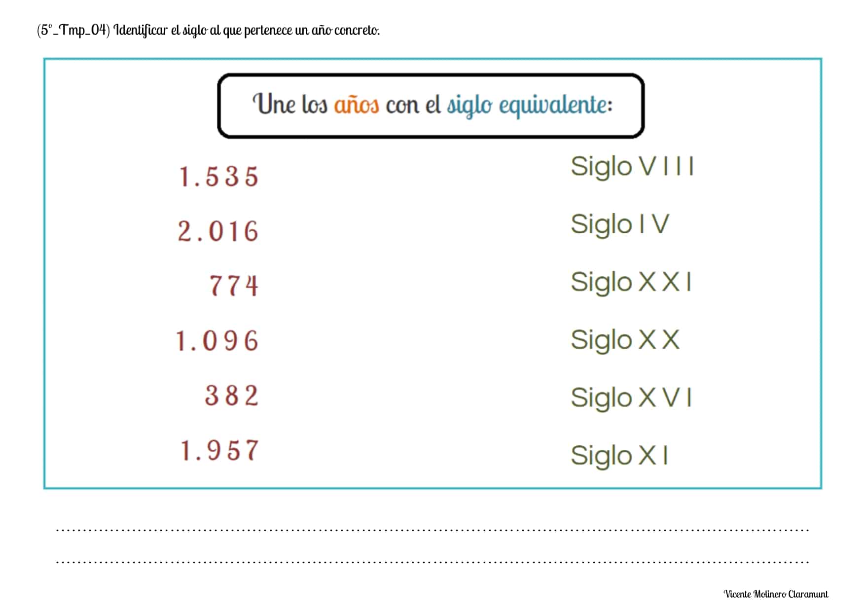 📚 Unidades de Tiempo 📚 6º Educación Primaria