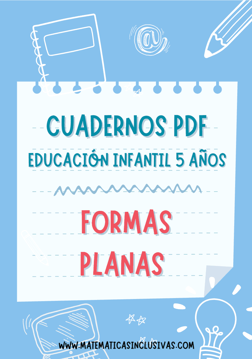 📝 Formas Planas 📝 Infantil 5 Años Cuadernos PDF