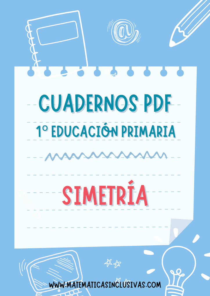 📝 Simetría 📝 1º Educación Primaria Cuadernos