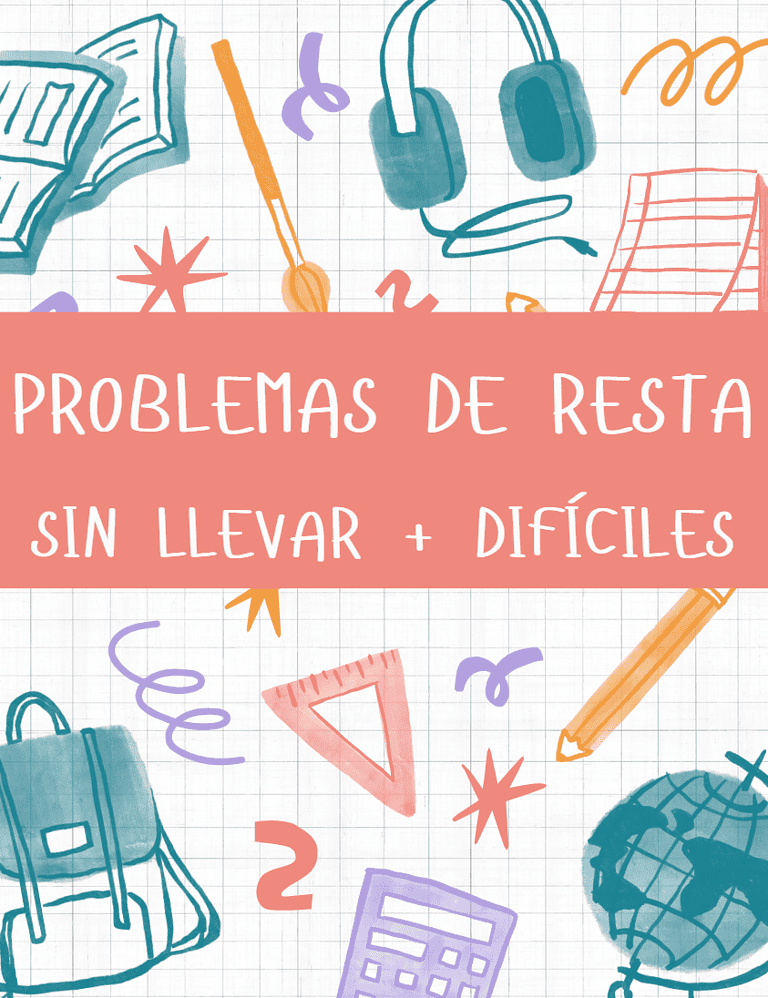 📝 Aprender a Restar 📝 Cuadernos Matemáticas Gratis PDF