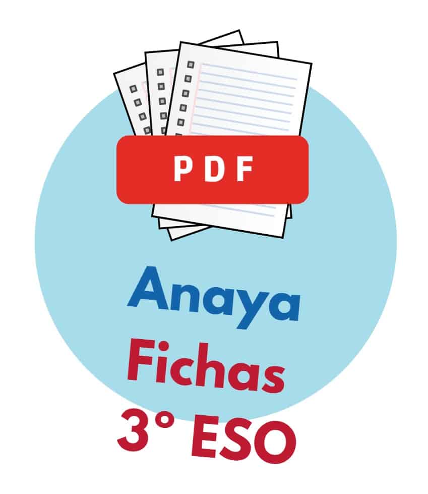 🧑‍🏫 3º ESO Fichas Anaya 🧑‍🏫 Matemáticas PDF 2025