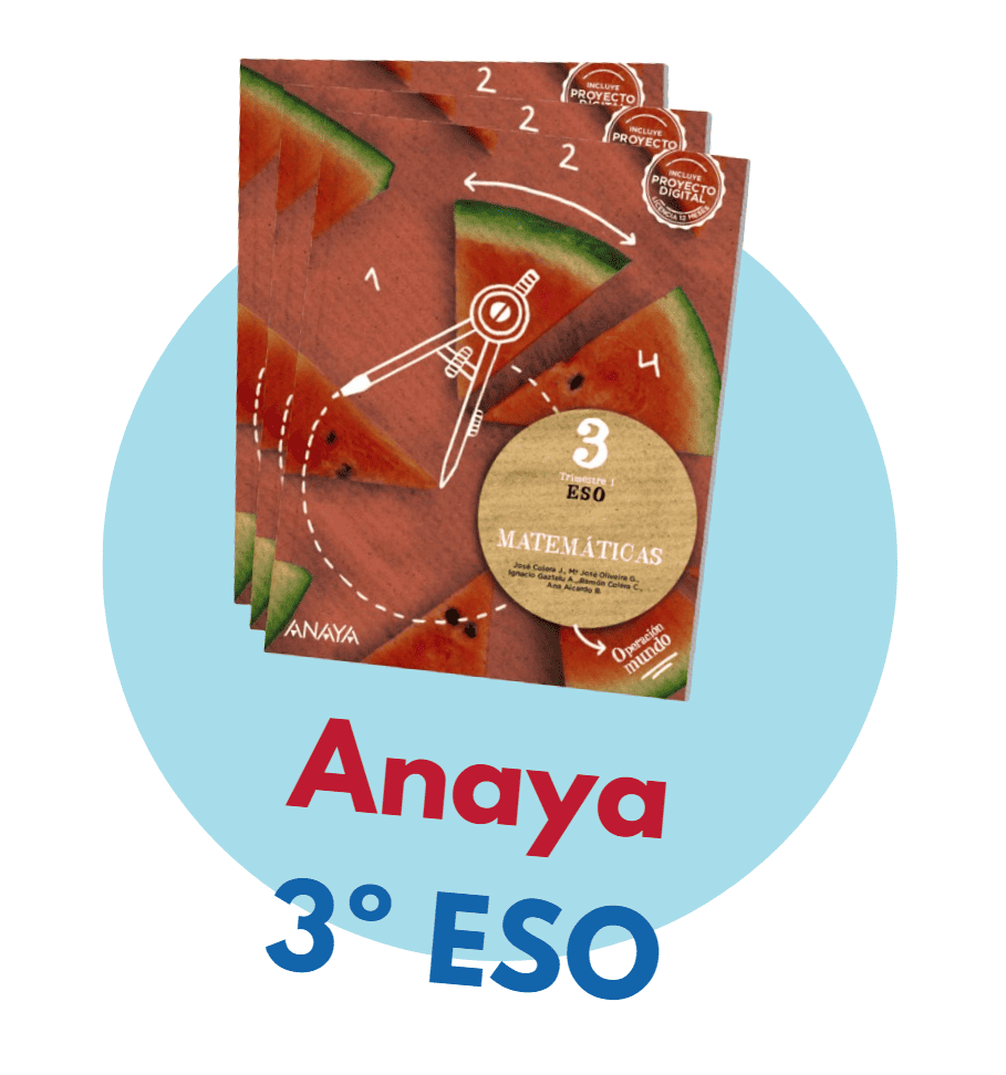 📖 3º ESO 📖 Matemáticas Operación Mundo - Anaya 2024